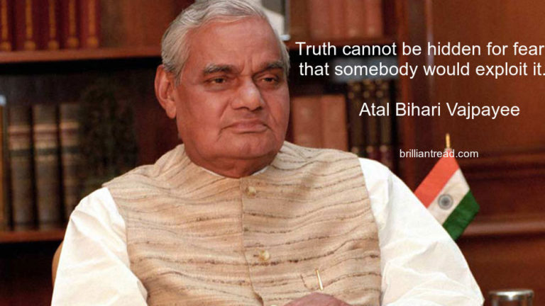 23 Best Atal Bihari Vajpayee Quotes On Politics, Life and Success ...
