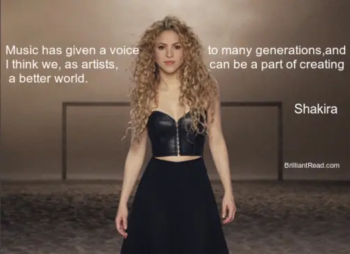 21 Best Shakira Quotes on Love and Life and Her Networth 2023 ...