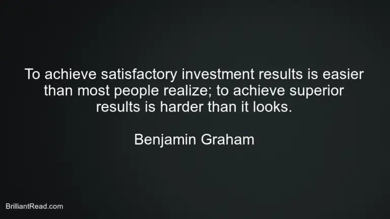 25 Best Benjamin Graham Quotes On Investing, Life And Business ...