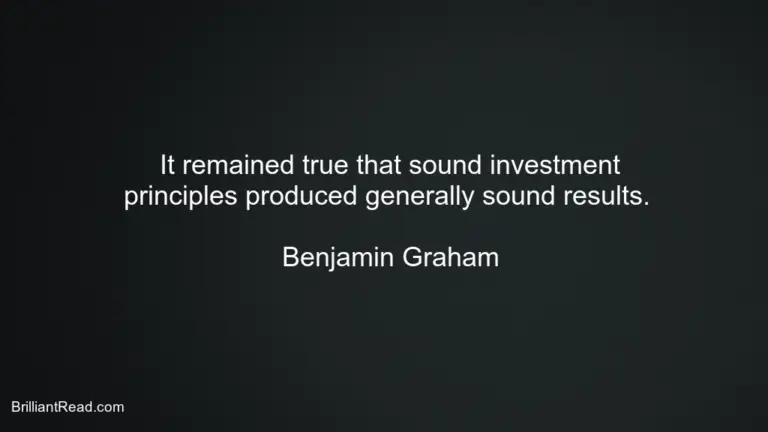 25 Best Benjamin Graham Quotes On Investing, Life And Business ...