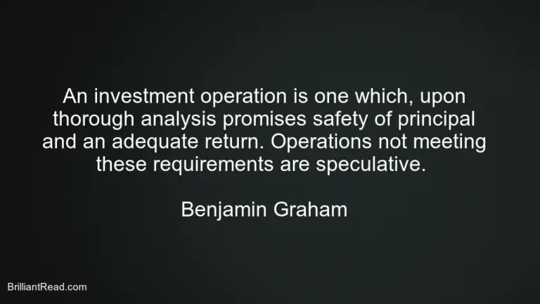 25 Best Benjamin Graham Quotes On Investing, Life And Business ...