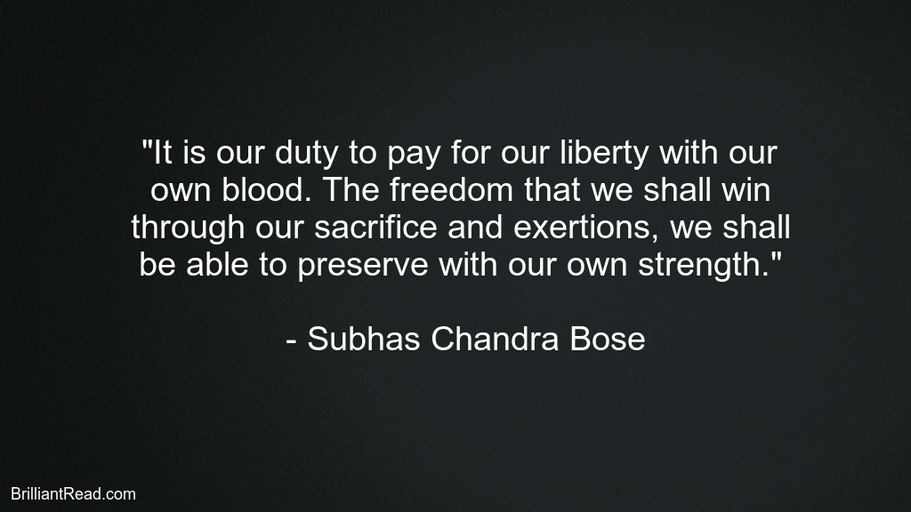 20 Best Subhas Chandra Bose Quotes On Life, Success And Freedom ...
