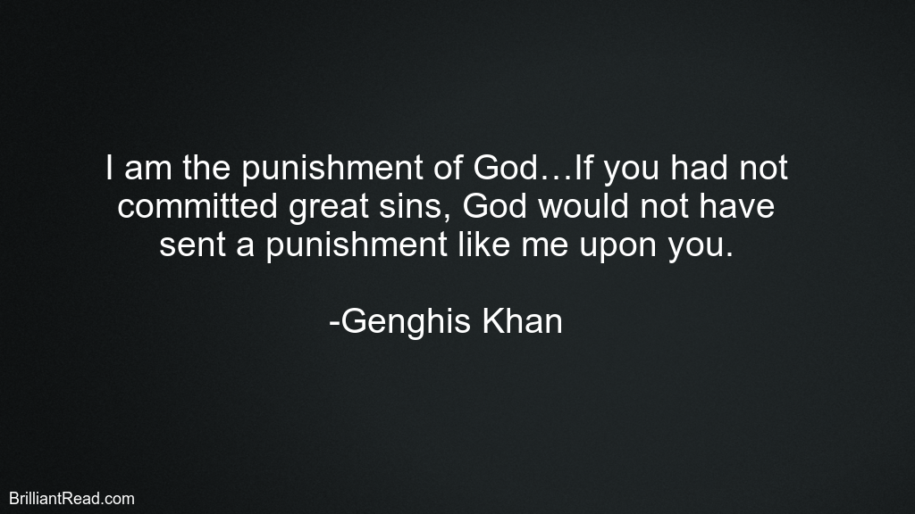 32 Best Genghis Khan Quotes On Life, Leadership And Success ...