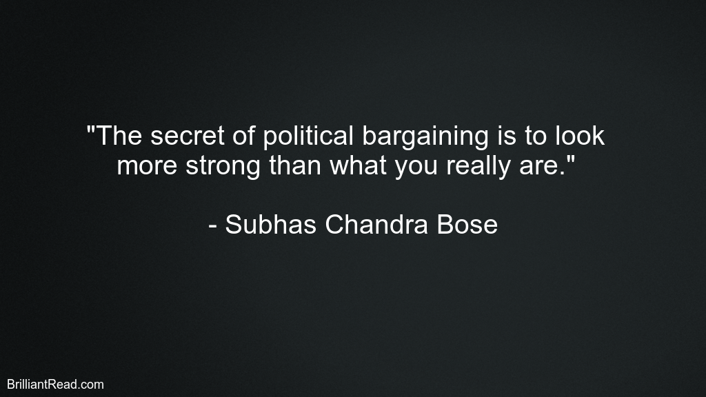 20 Best Subhas Chandra Bose Quotes On Life, Success And Freedom ...
