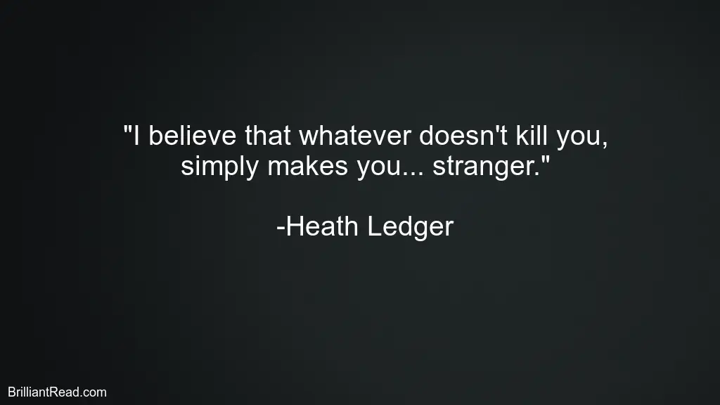 Top 20 Heath Ledger Quotes (Joker Quotes) – BrilliantRead Media