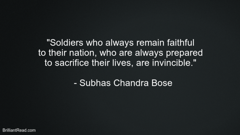 20 Best Subhas Chandra Bose Quotes On Life, Success And Freedom ...