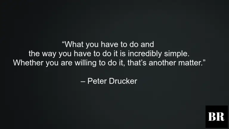 Top 100 Peter Drucker Quotes For Entrepreneurs – BrilliantRead Media